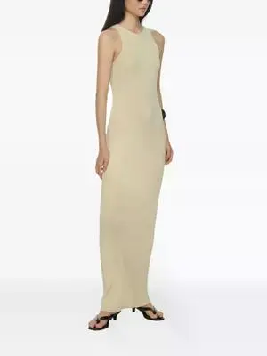 TOTEME Ribbed Sleeveless Maxi Dress - Neutrals