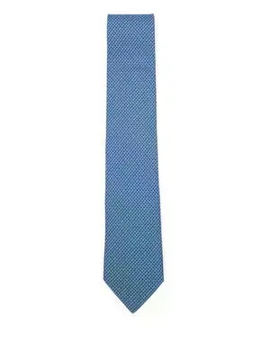 FERRAGAMO Patterned Neck Tie - Blue