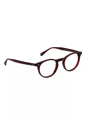 MOSCOT Frankie Round-frame Glasses - Red