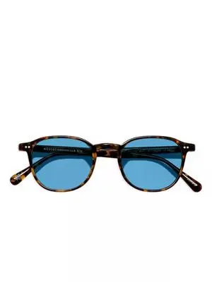 MOSCOT Arthur Round Sunglasses - Brown