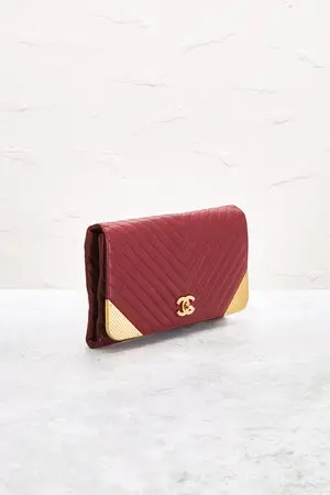 Chanel Calfskin Wallet On Chain