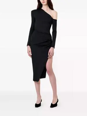 NICHOLAS Shiloh One-shoulder Slit Dress