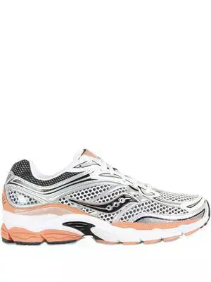 Saucony Silver Tone Sneakers For Men