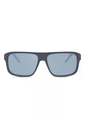Tag Heuer Rectangle-frame Sunglasses - Blue