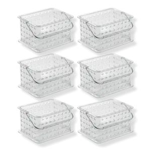 IDESIGN Stackable Shower Basket Set - One-color