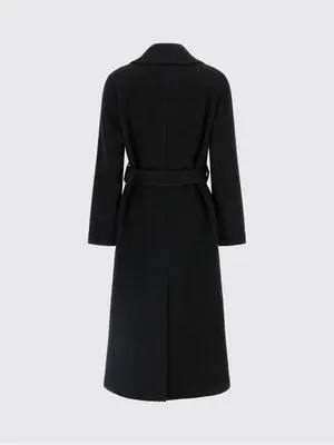 Pinko Belted Coat - Black