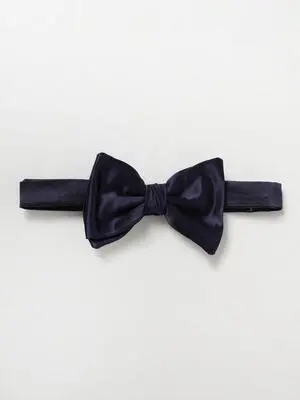 Emporio Armani Silk Bow Tie - Blue