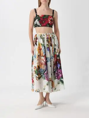 Dolce & Gabbana Floral Print Skirt