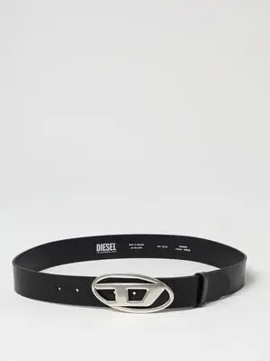 DIESEL Leather Belt - Black