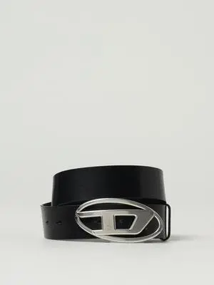 DIESEL Leather Belt - Black