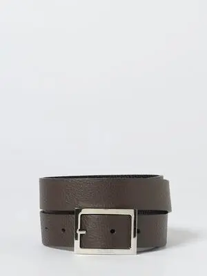 ORTIGNI Leather Belt - Ebony