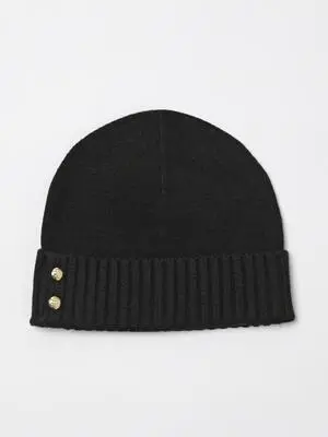 Ralph Lauren Lauren Ralph Lauren Beanie With Gold Tone Embellishments Black