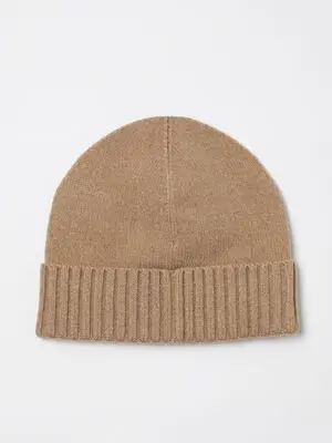 Ralph Lauren Beanie With Gold Tone Embellishments - Camel