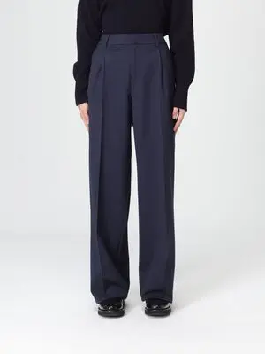 PT TORINO Wide Leg Trousers - Blue