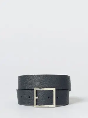 ORTIGNI Leather Belt - Blue