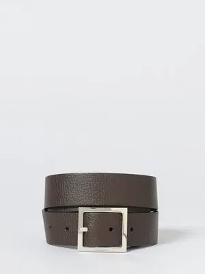 ORTIGNI Leather Belt - Ebony