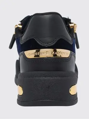 GIUSEPPE ZANOTTI Gzghost Low-top Sneakers With Side Zips - Black