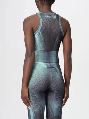 JEAN PAUL GAULTIER Graphic Print Tank Top - Indigo