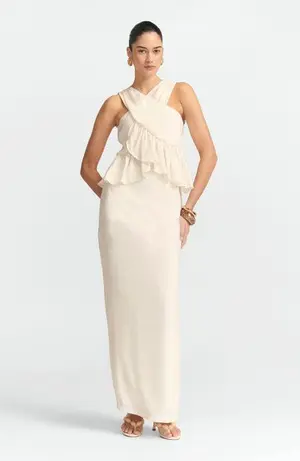 ST MRLO Aloe Maxi Dress - Cream