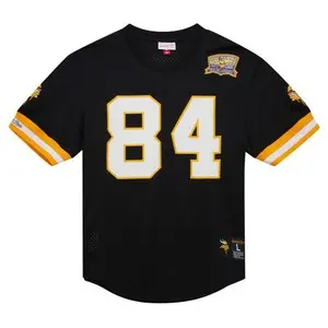 Mitchell & Ness Randy Moss Minnesota Vikings Retired Player Name & Number Mesh Top