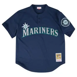 Profile Seattle Mariners Big & Tall Cooperstown Collection Mesh Batting Practice Jersey