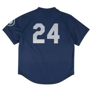 Profile Seattle Mariners Big & Tall Cooperstown Collection Mesh Batting Practice Jersey