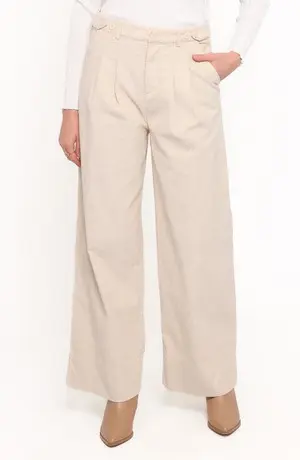 PETAL & PUP Faelan Wide Leg Corduroy Pants