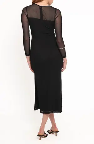 PETAL & PUP Famille Long Sleeve Midi Dress