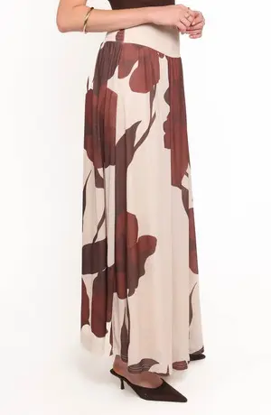 PETAL & PUP Printed Maxi Skirt