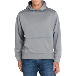 CON.STRUCT Solid Cross-dyed Fleece Hoodie - Grey