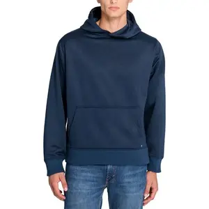 CON.STRUCT Solid Cross-dyed Fleece Hoodie - Navy