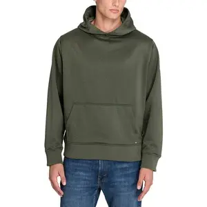 CON.STRUCT Solid Cross-dyed Fleece Hoodie - Olive