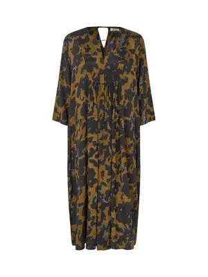 MASAI COPENHAGEN Manadyne V-neck A-shape Midi Dress