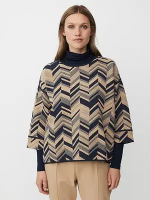 MASAI COPENHAGEN Mabriella Quilted Jersey Blouse