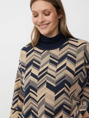 MASAI COPENHAGEN Mabriella Quilted Jersey Blouse