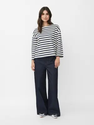 MASAI COPENHAGEN Wide Leg Button Fastening Jeans