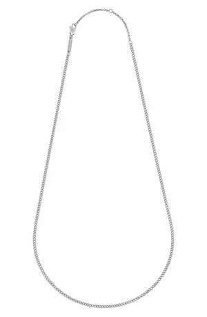 Estée Lauder Fine Curb Chain Necklace - Silver/gold