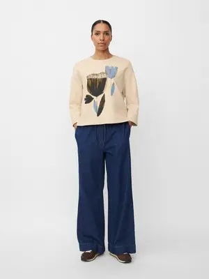 MASAI COPENHAGEN Mapolyxena Wide Leg Elasticated Jeans