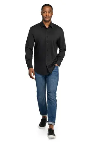 BROOKLYN BRIGADE Solid Knit Long Sleeve Basic - Black