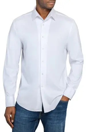 BROOKLYN BRIGADE Solid Knit Long Sleeve Basic - White