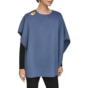 Donna Karan New York Wool-blend Cape
