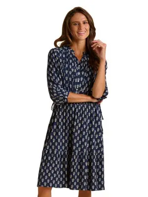 BRAKEBURN Alpine 3/4 Sleeve Dress