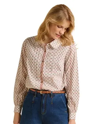BRAKEBURN Tarja Long Sleeve Printed Shirt