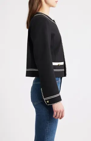 FRAME The Prim Crop Jacket