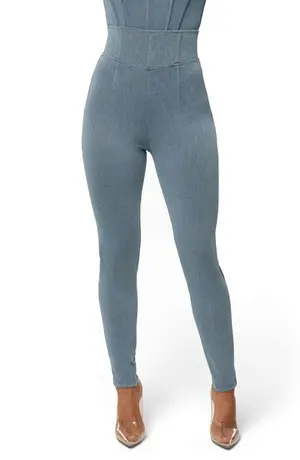 JLUXLABEL Ultra High-waist Skinny Jeans - Denim