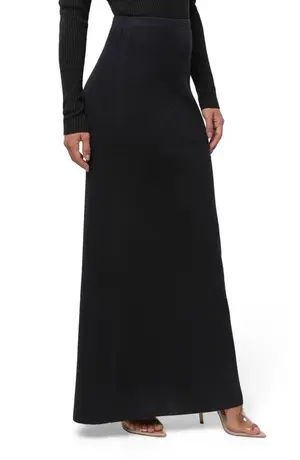 JLUXLABEL Knit Maxi Skirt - Black