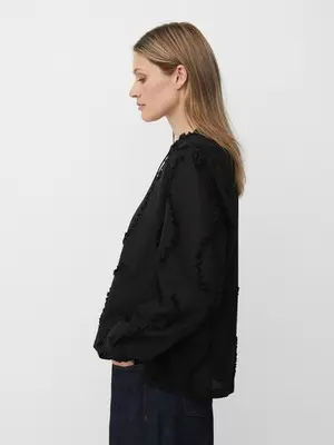 MASAI COPENHAGEN Madolvira Ruffle Detail Blouse