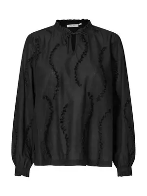 MASAI COPENHAGEN Madolvira Ruffle Detail Blouse