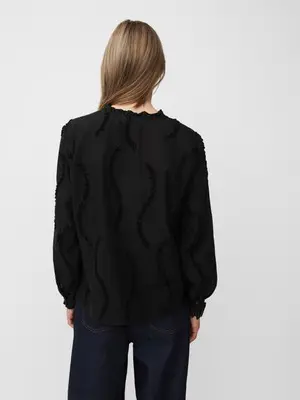 MASAI COPENHAGEN Madolvira Ruffle Detail Blouse