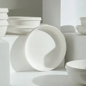 STONE + LAIN Verso Porcelain 4-piece Dinner Plate Set